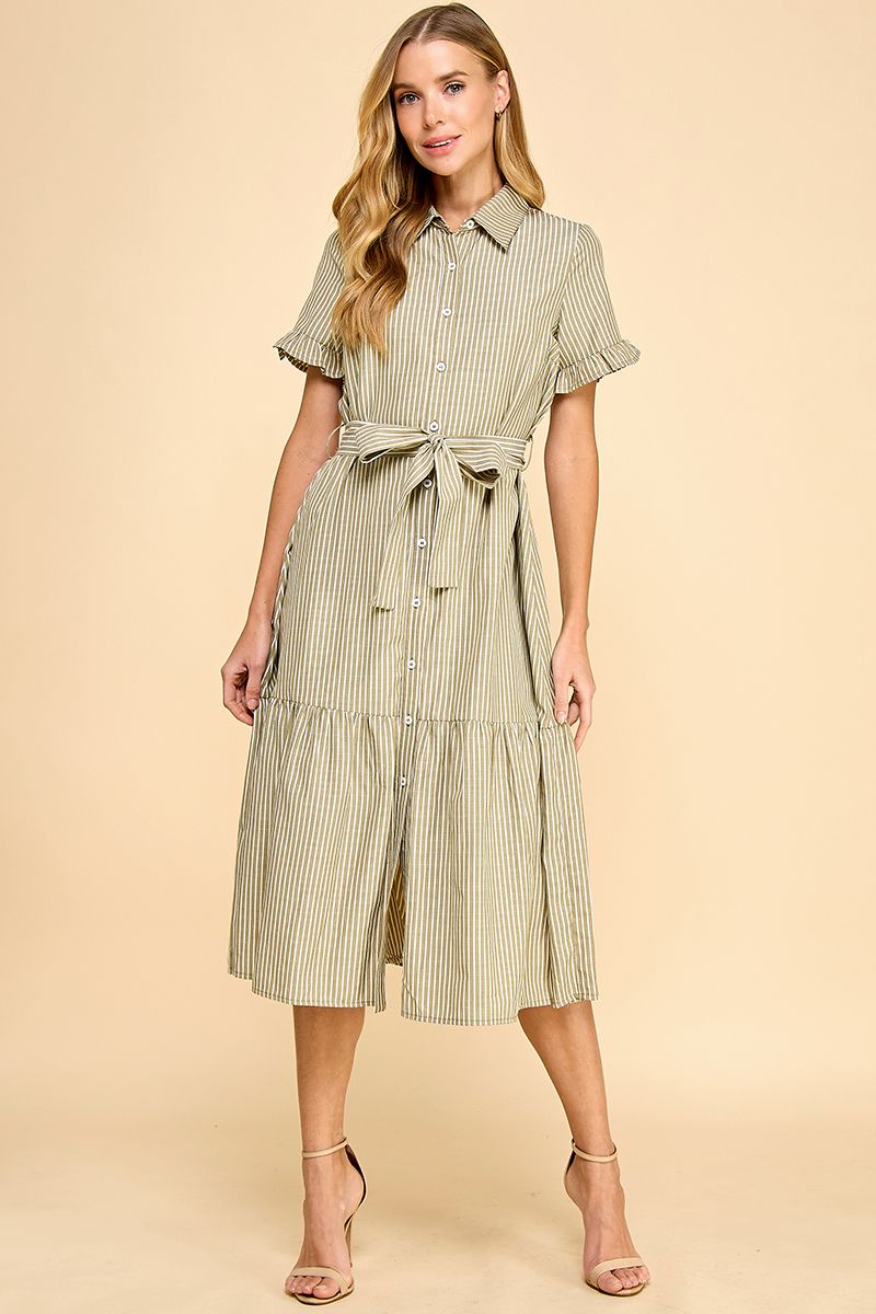 The Aryn Button Down Dress – Collections by Molly